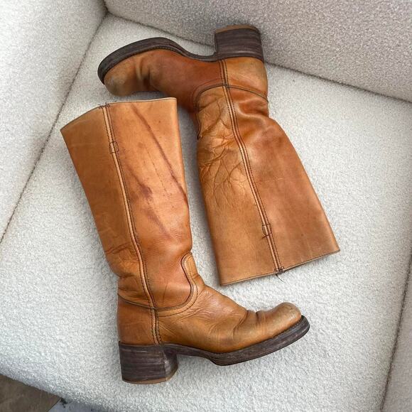 Frye | Shoes | Rare Vintage Frye Black Label Campus Boots Size Womens ...